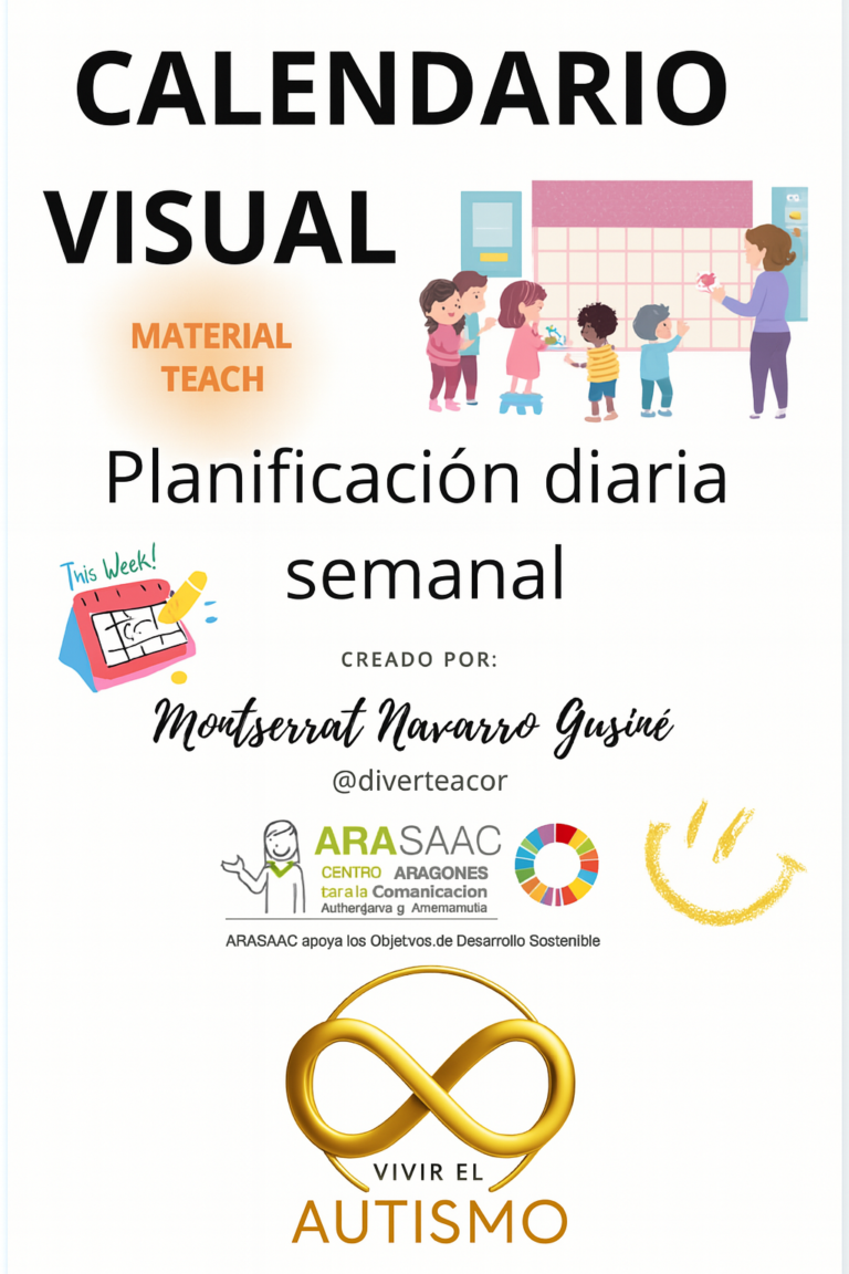 📅 El calendario visual que ayuda a regular a tu hijo (y te cambia la ...